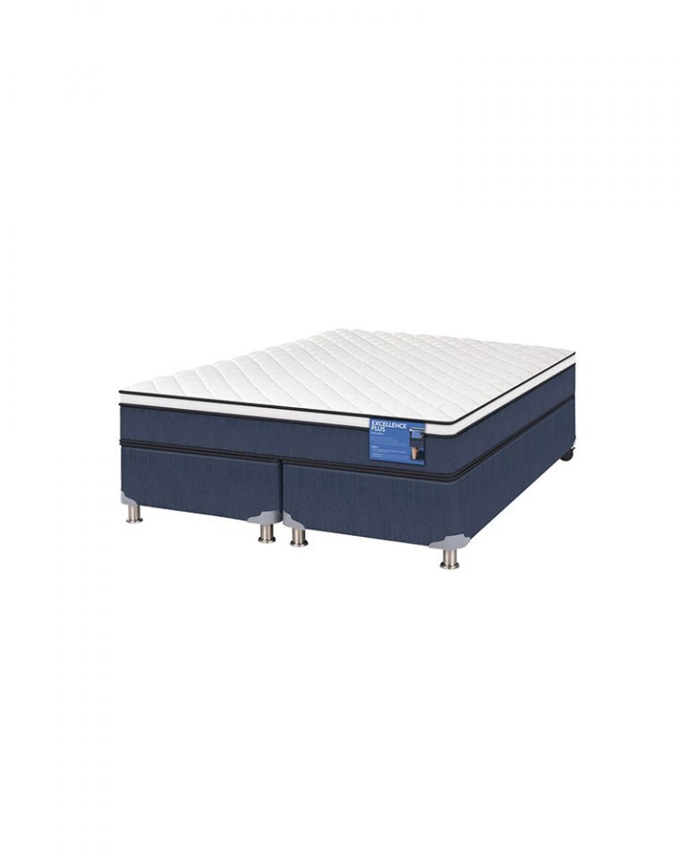 Box Americano 2 Plazas Base Dividida Excellence Plus - Te Amuebla Store