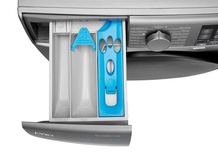 Lavadora Secadora Fensa 11 7 kg Ultimate Care 11WD - Te Amuebla Store
