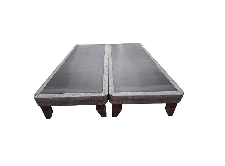 Base De Cama Europea 2 Plazas Dividida 190 Cm Largo - Te Amuebla Store