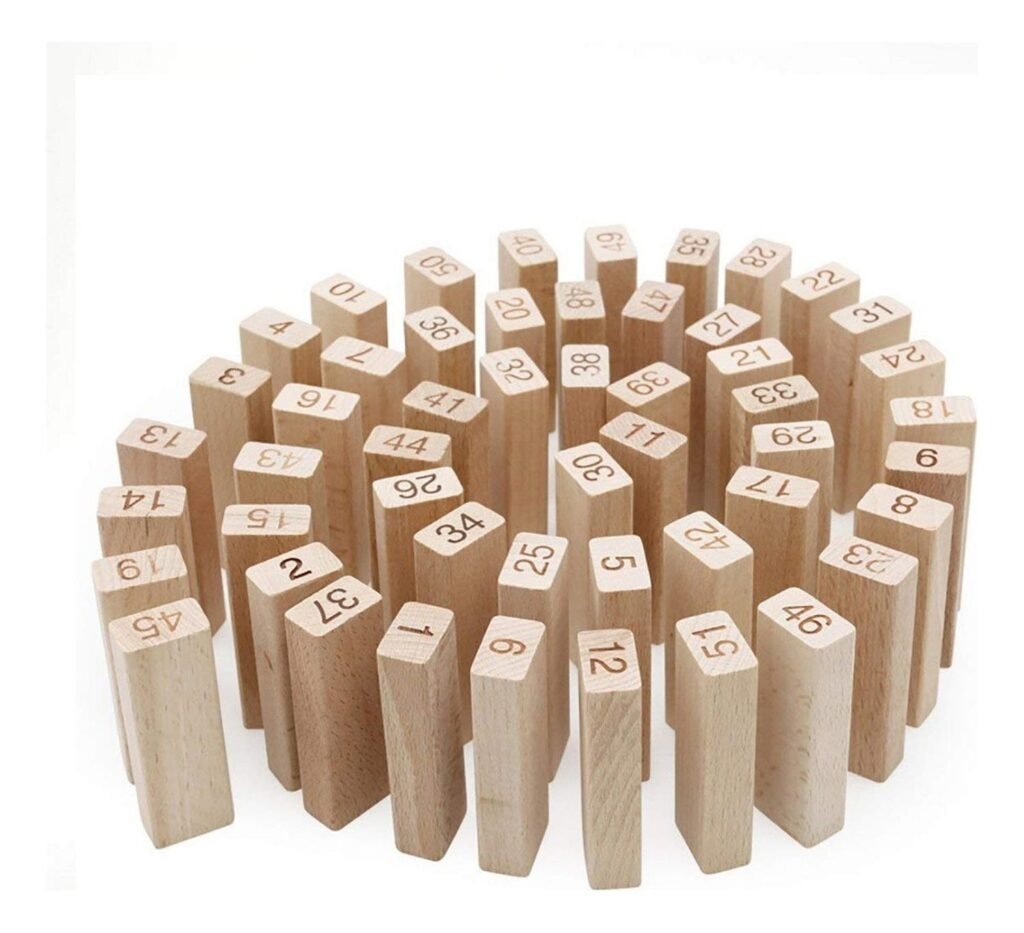 Juego De Mesa Yenga De Madera 54 Piezas - Te Amuebla Store